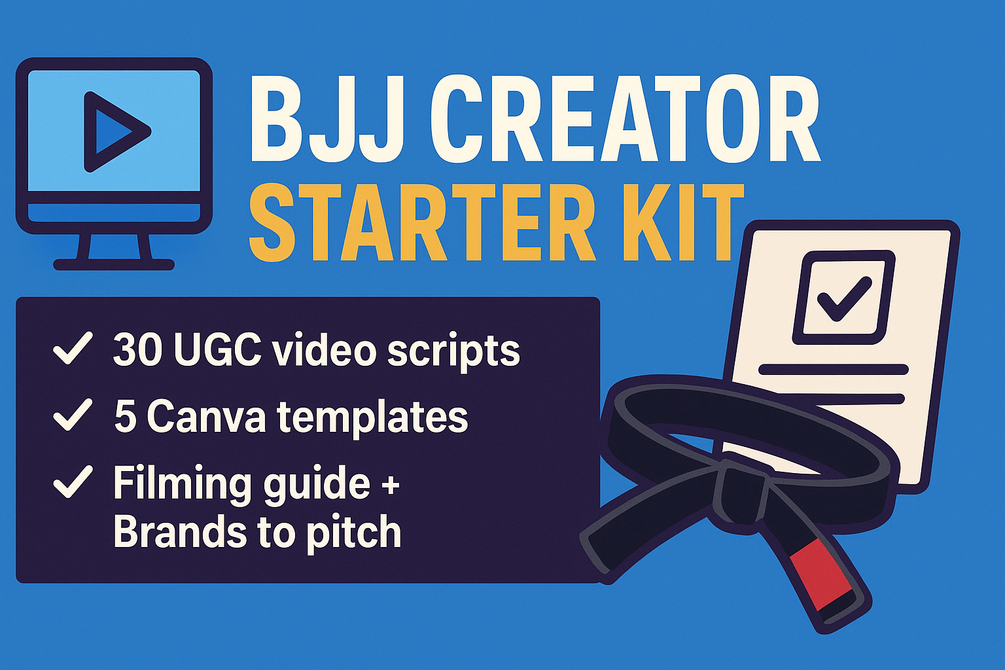 BJJ Creator Starter Kit