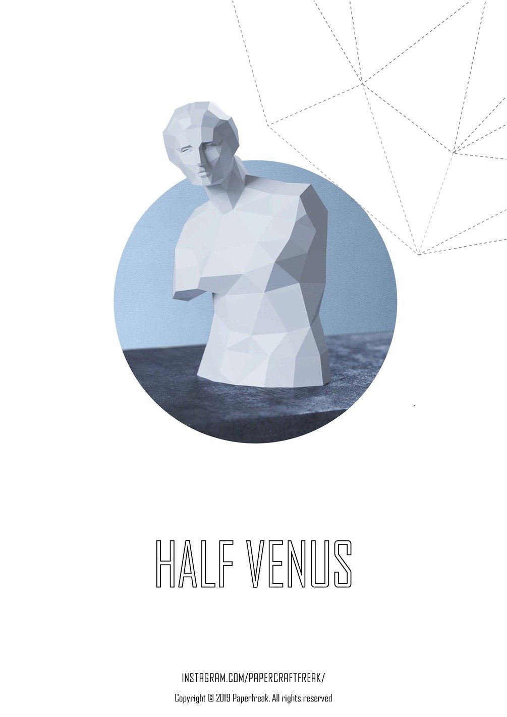 Papercraft 3D VENUS de Milo sculpture pepakura from ancient Greece