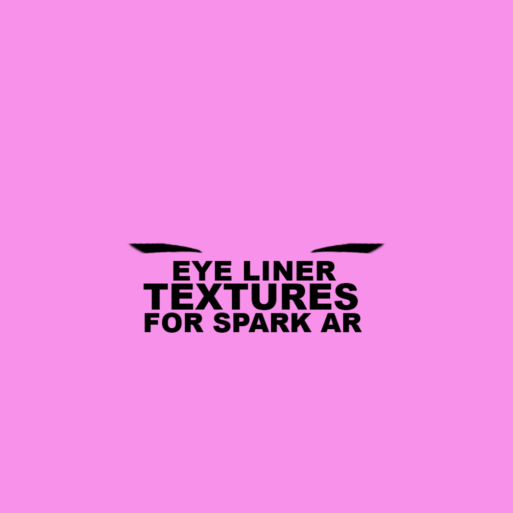 Eye liner textures for Spark AR