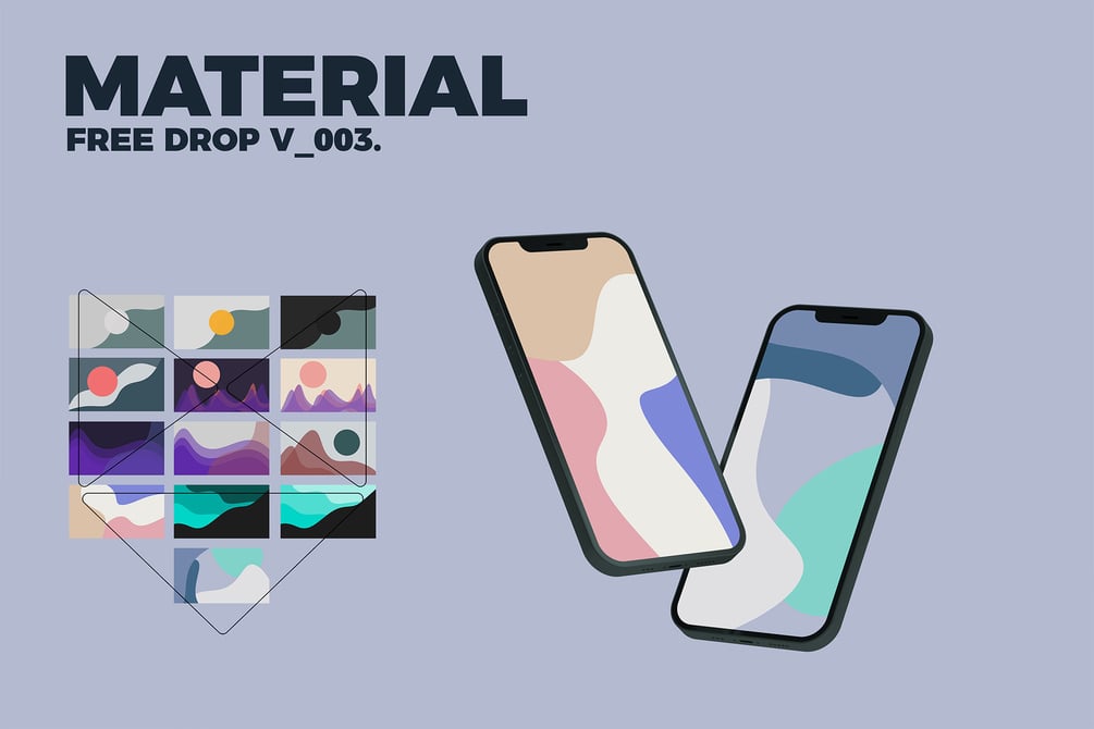 Material - 13 backgrounds for mobile / tablet / desktop use in 6K ...