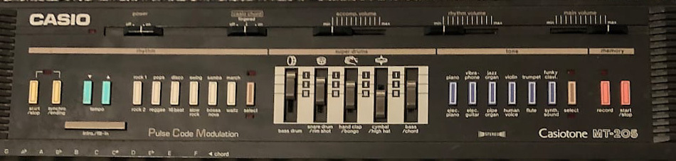 Casio MT 205 Piano -- Ableton Instrument