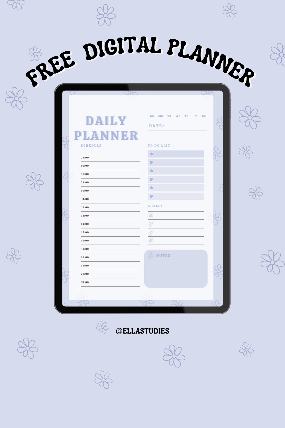 DAISY PLANNER TEMPLATE