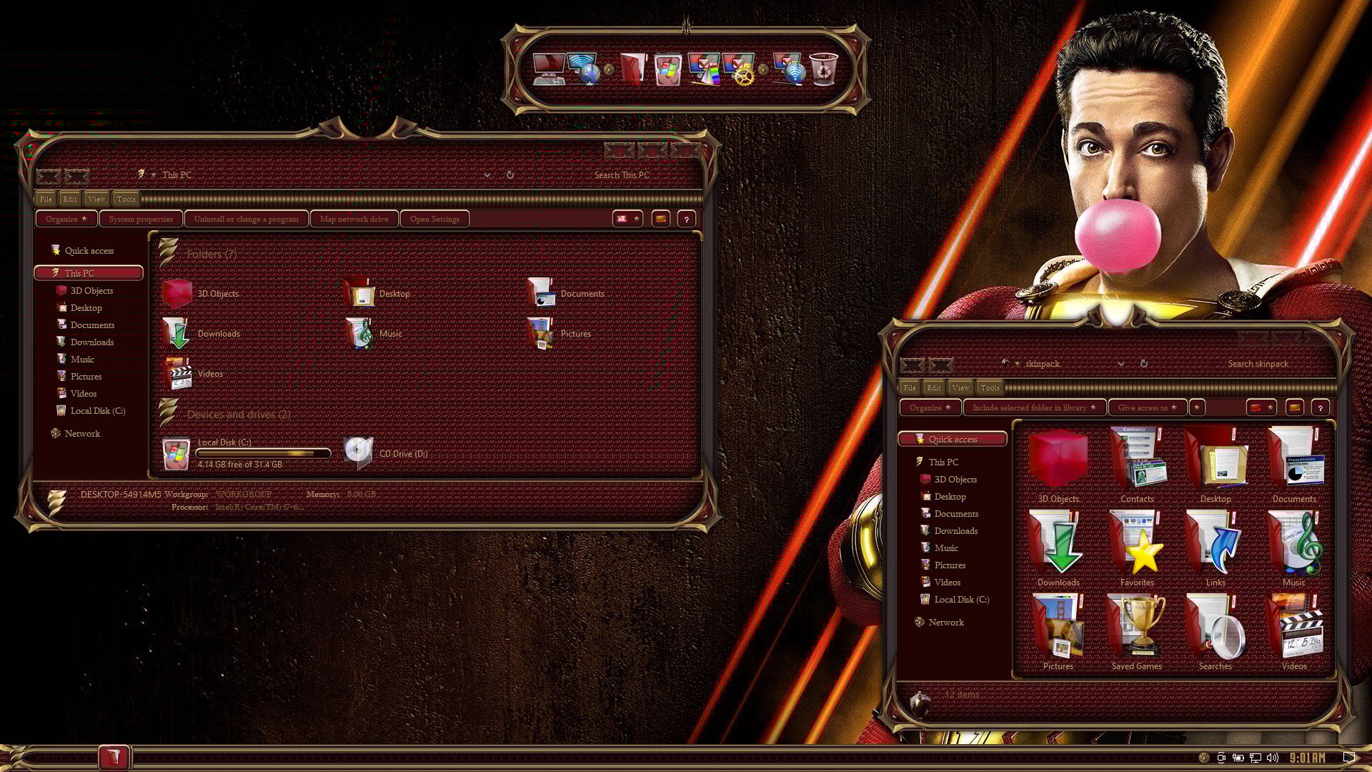 SHAZAM! Premium Skin Pack - skinpacks.com