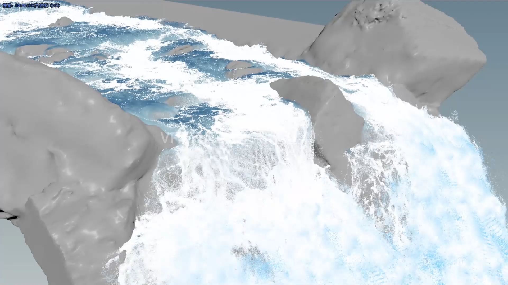 Houdini High Realistic River Waterfall Solution and Rendering karma xpu ...