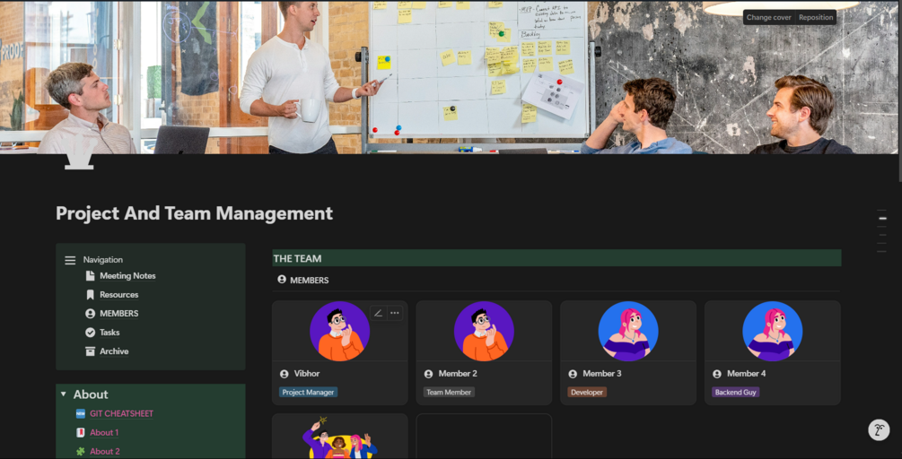 Project & Team Management Notion Templet