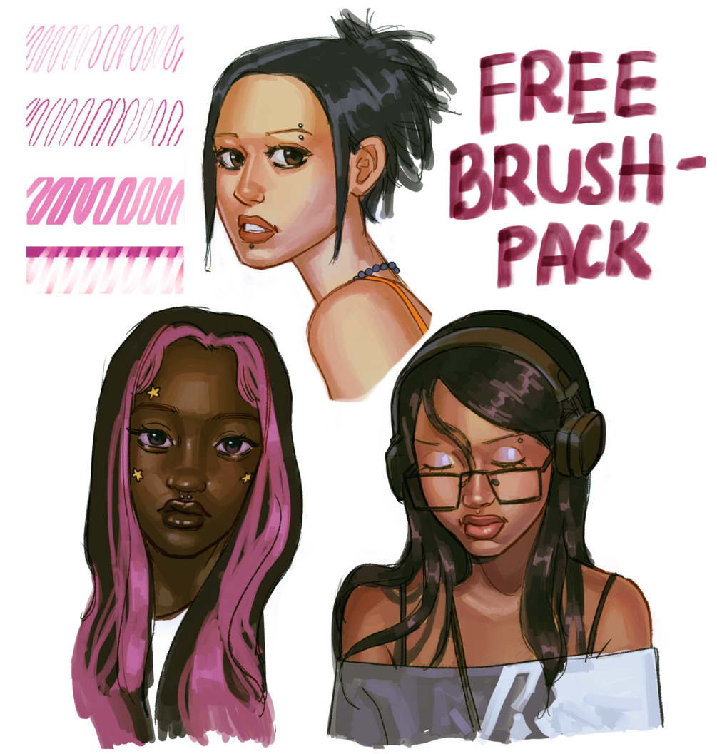 Basic Free Procreate brushes