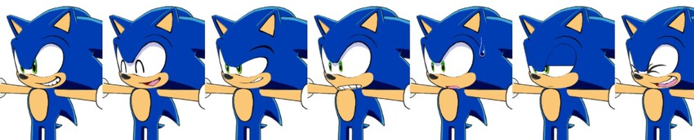 Sonic The Hedgehog (Uekawa Artwork) 3D Model
