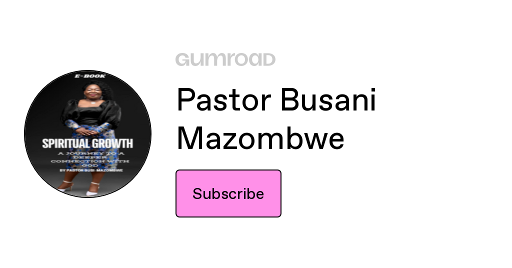 Pastor Busani Mazombwe