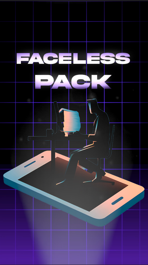 100 faceless character