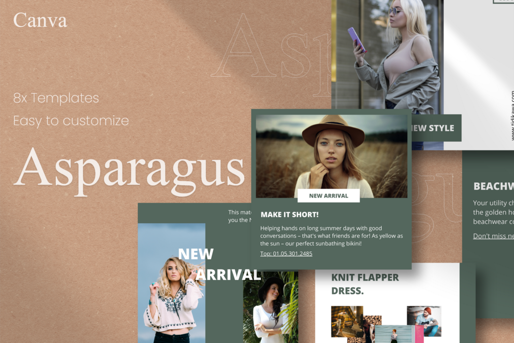 Fashion canva template