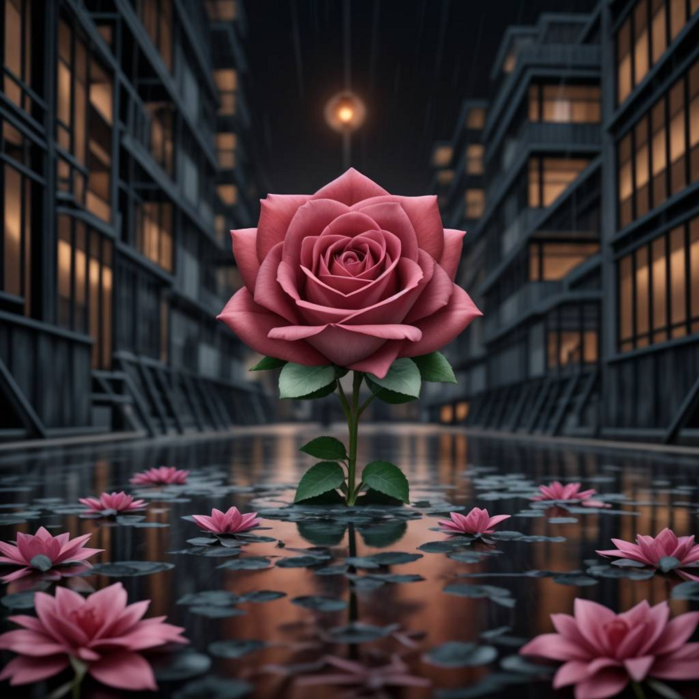 Portrait Rose Wallpaper