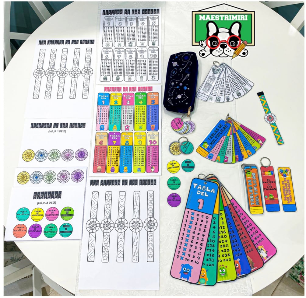 PACK TABLAS DE MULTIPLICAR