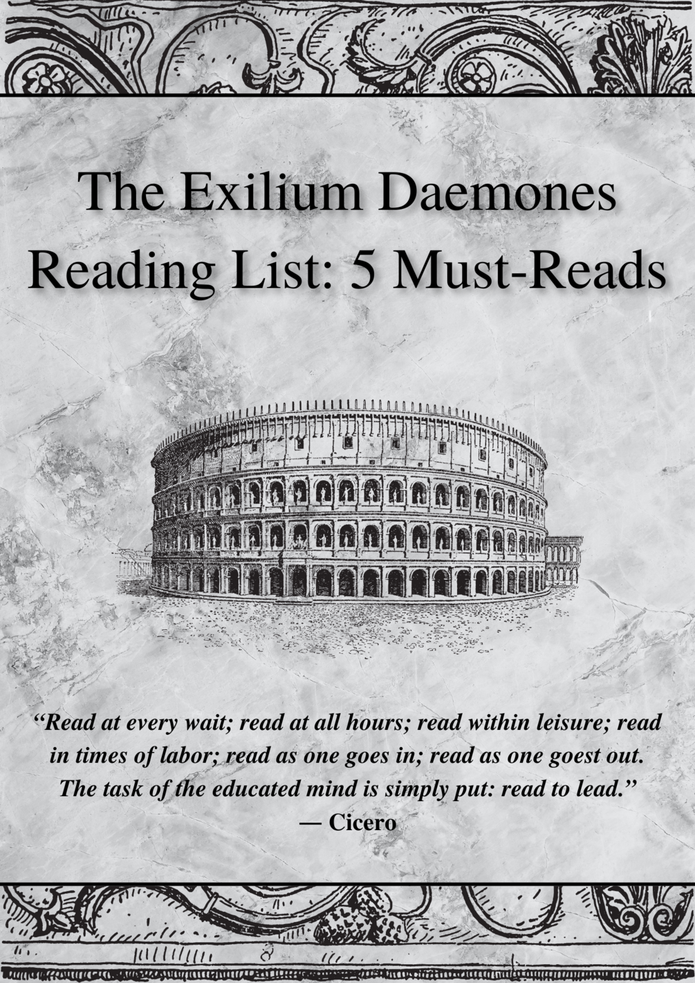 The Exilium Daemones Reading List: 5 Must-Reads