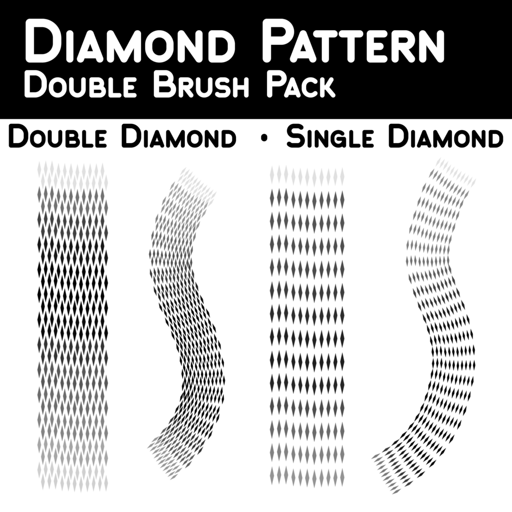 Diamond Pattern Brush (Photoshop)