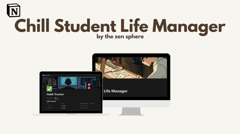 Chill Student Life Manager – Your All-in-One Study Companion and Notion ...