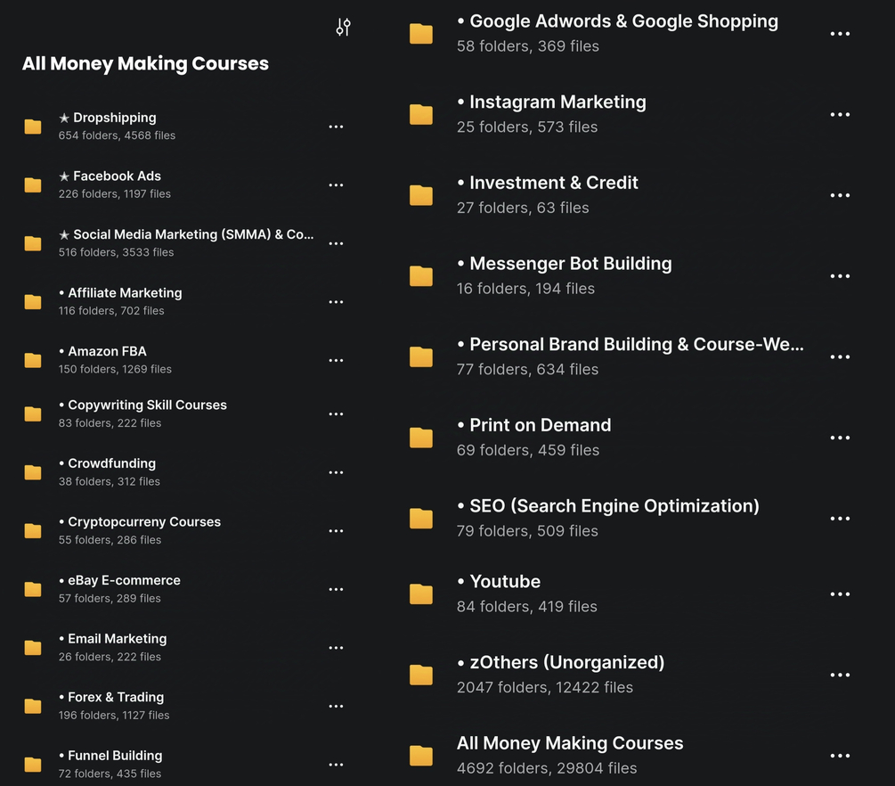 Money Mastery - GET ALL THE PREMIUM MONEY MAKING COURSES NOW💲20% ...