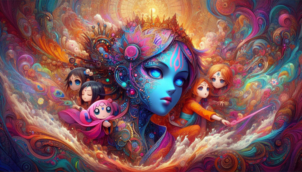 Divine Expressions: Abstract Art Featuring Gods 🎨 #AbstractArt # ...