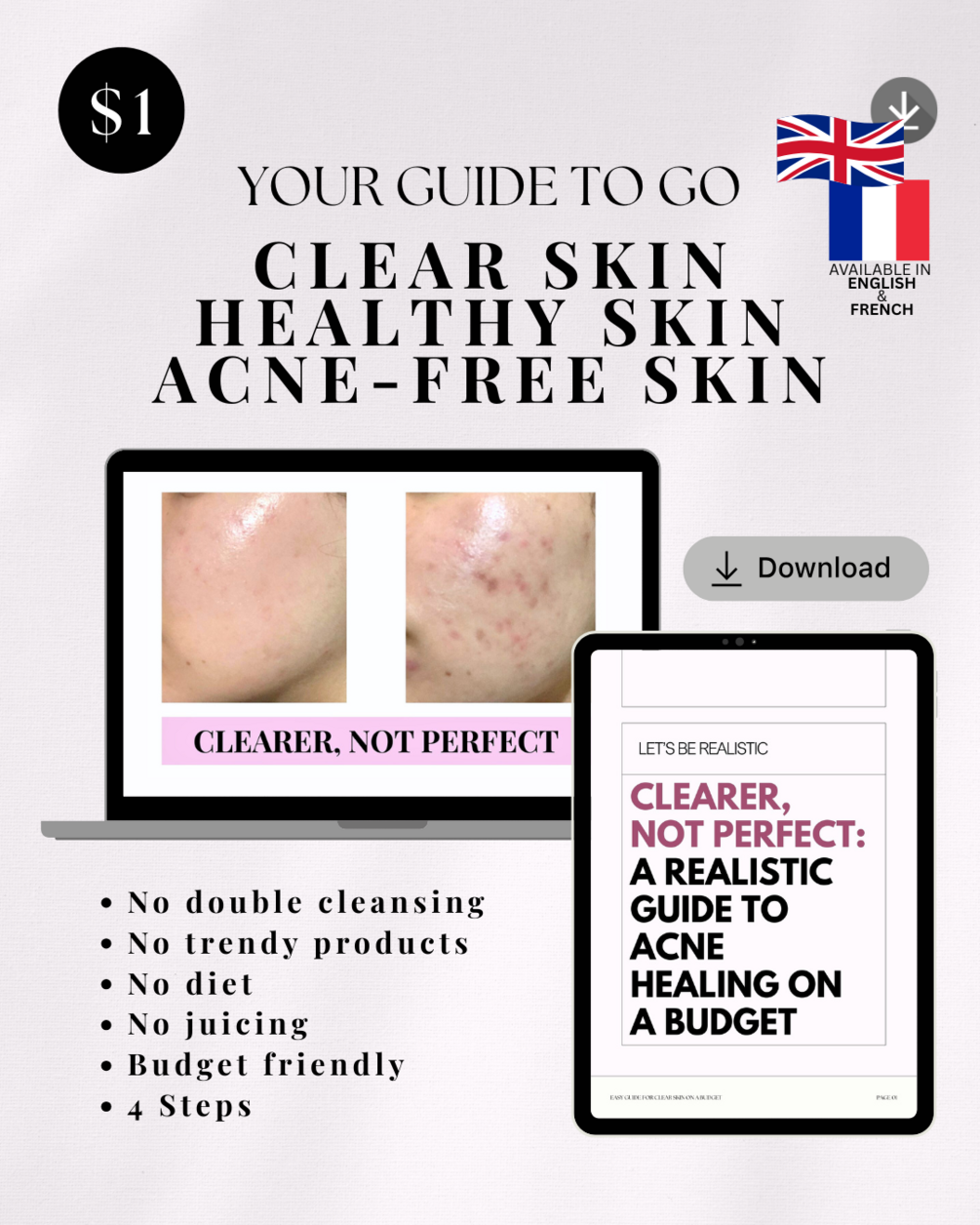 Clearer, Not Perfect: A Realistic Guide to Acne Healing on a Budget