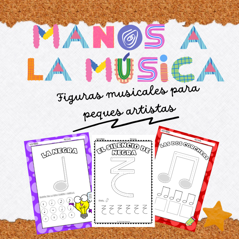 ¡Manos a la Música! Figuras musicales para peques artistas