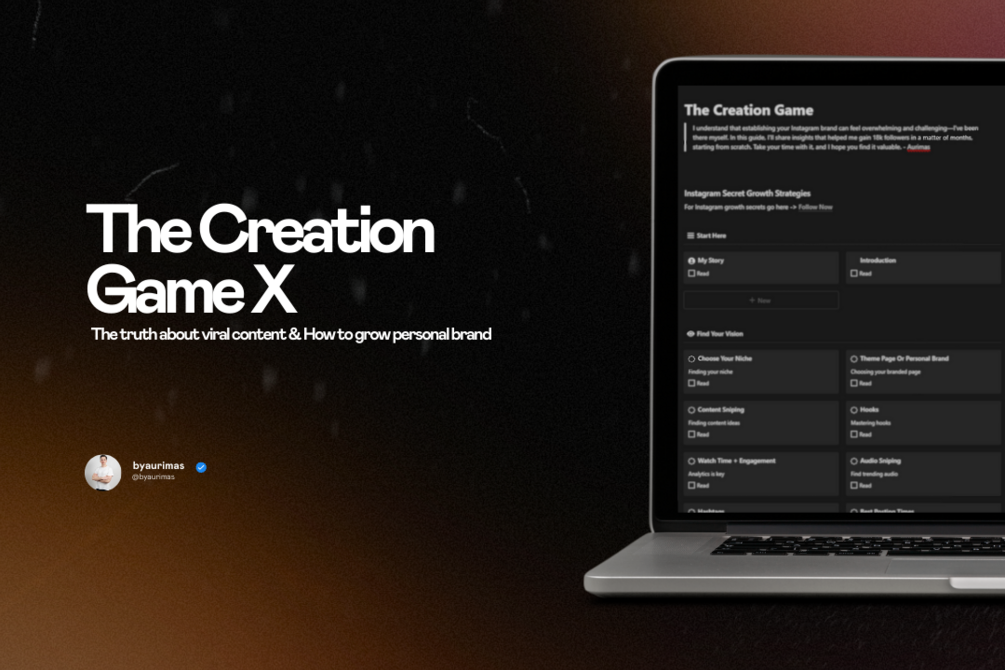 The Creation Game X