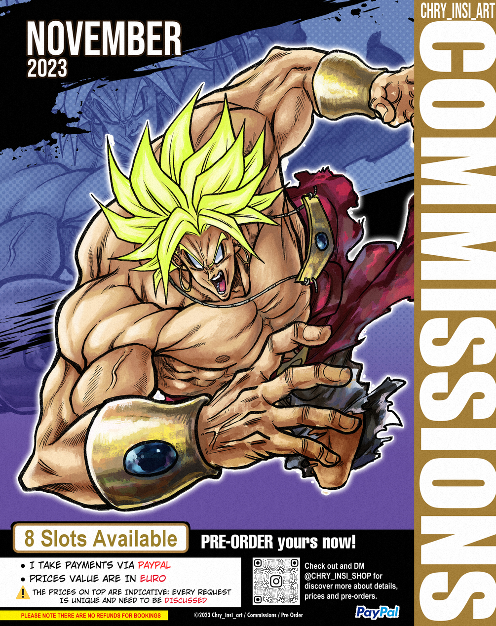 November Commissions Slots