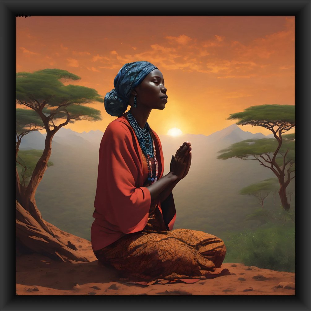 African Spirituality Art Design