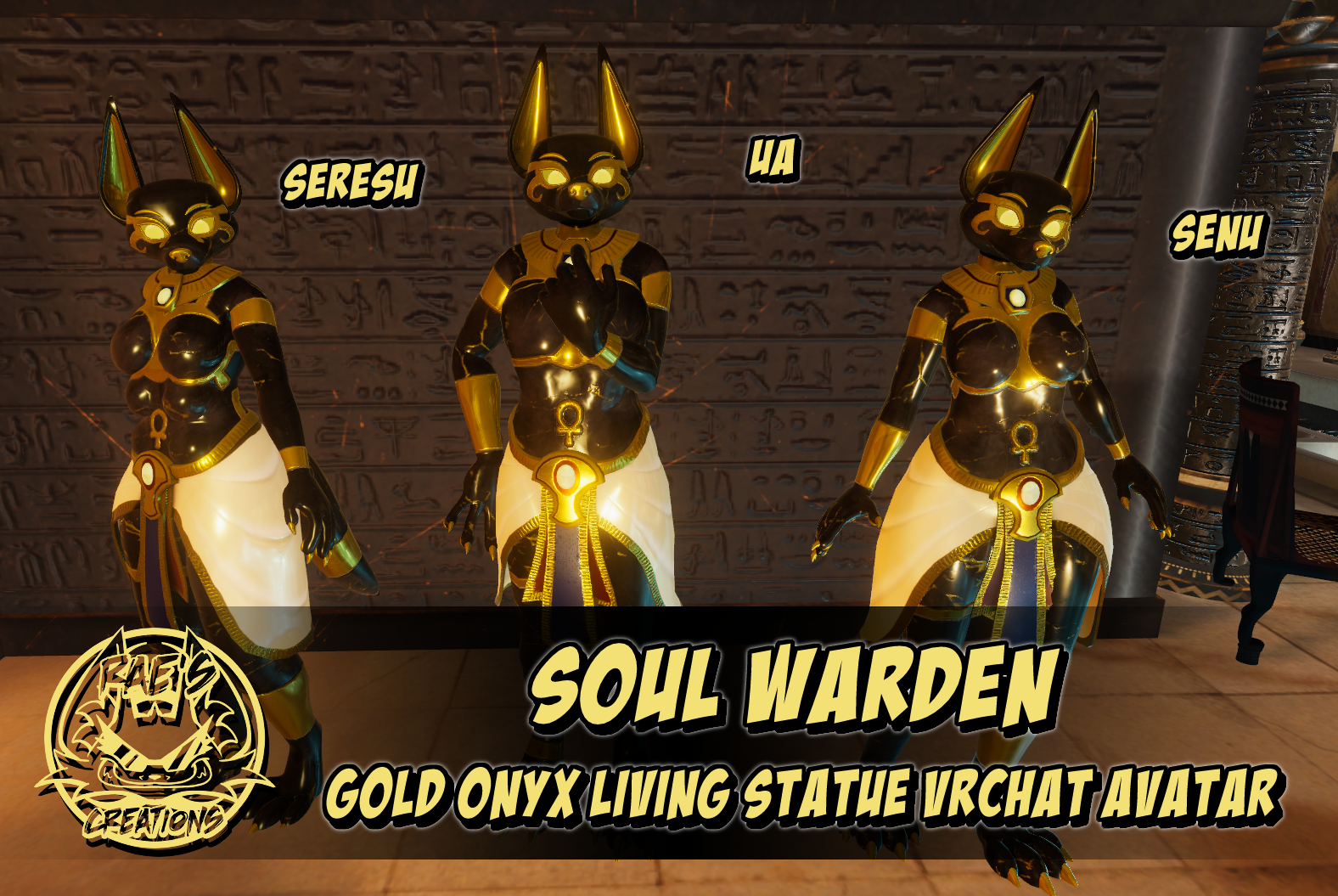LF Soul Warden - Onyx Jackal VRChat avatar by luridcodex | RipperStore ...