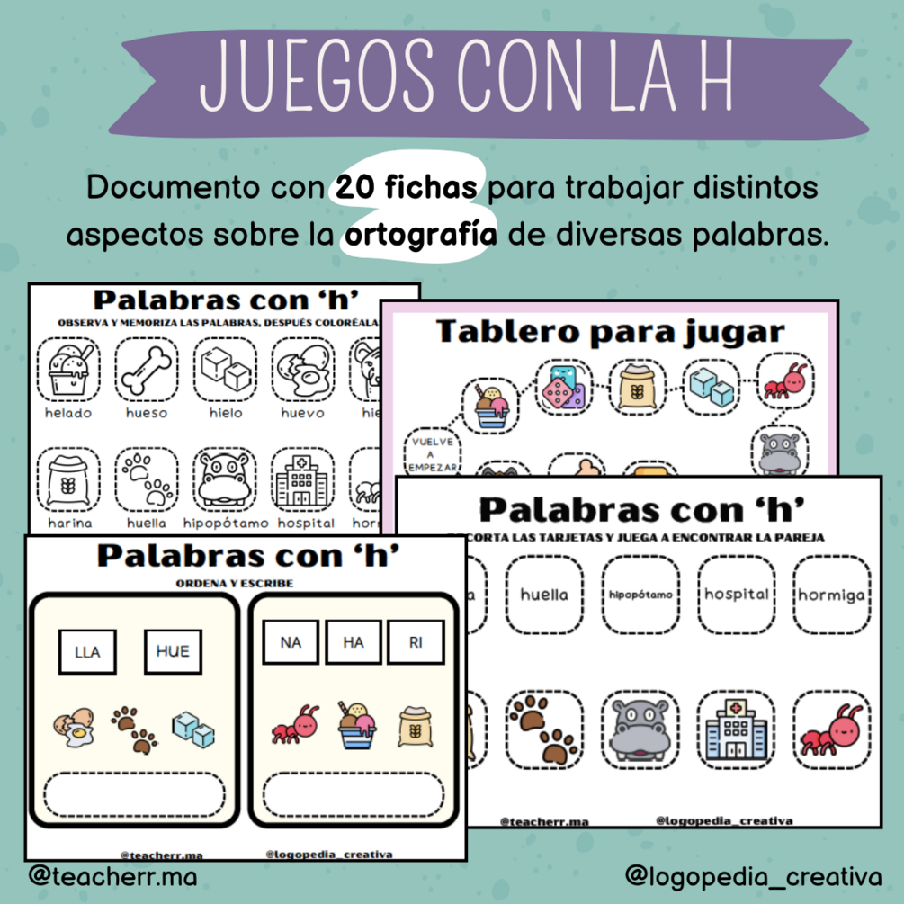 JUEGOS CON LA 'H'