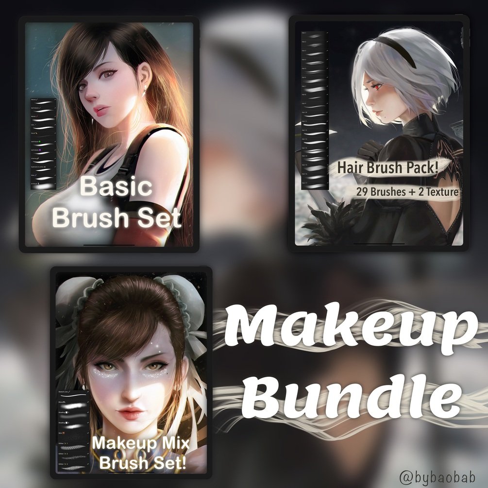 Makeup Bundle for Procreate!