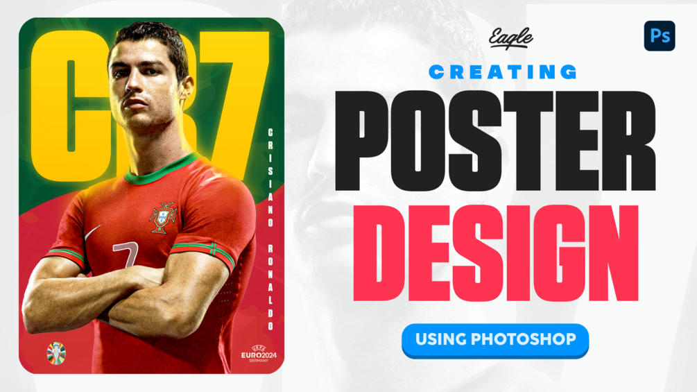 Cristiano Ronaldo Sports Poster Design FREE PSD