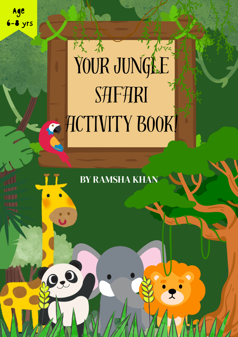 Rpixelstore Activity book: Your Jungle Safari Activity Book!