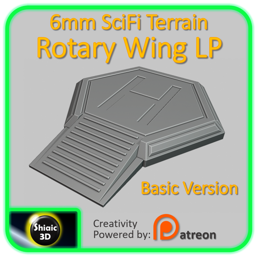 6mm SciFi Building - Rotary Wing LP