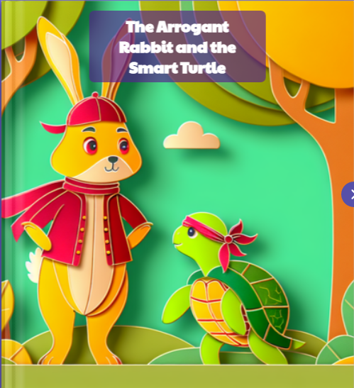 The Arrogant Rabbit and the Smart Turtle _ story for kids