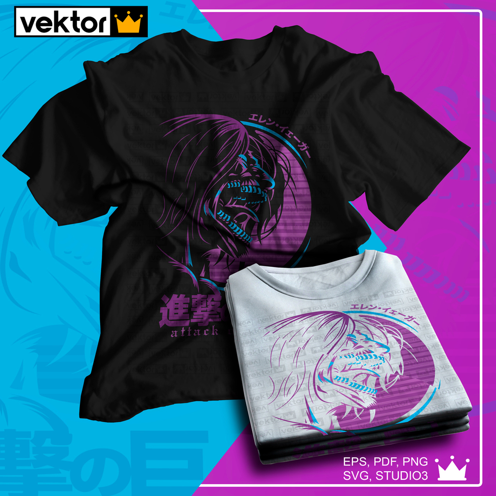 Vector Eren Attack on titan