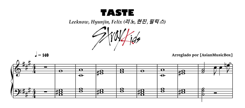 'TASTE' - Stray Kids (스트레이 키즈) Leeknow, Hyunjin, Felix (리노, 현진, 필릭스 ...