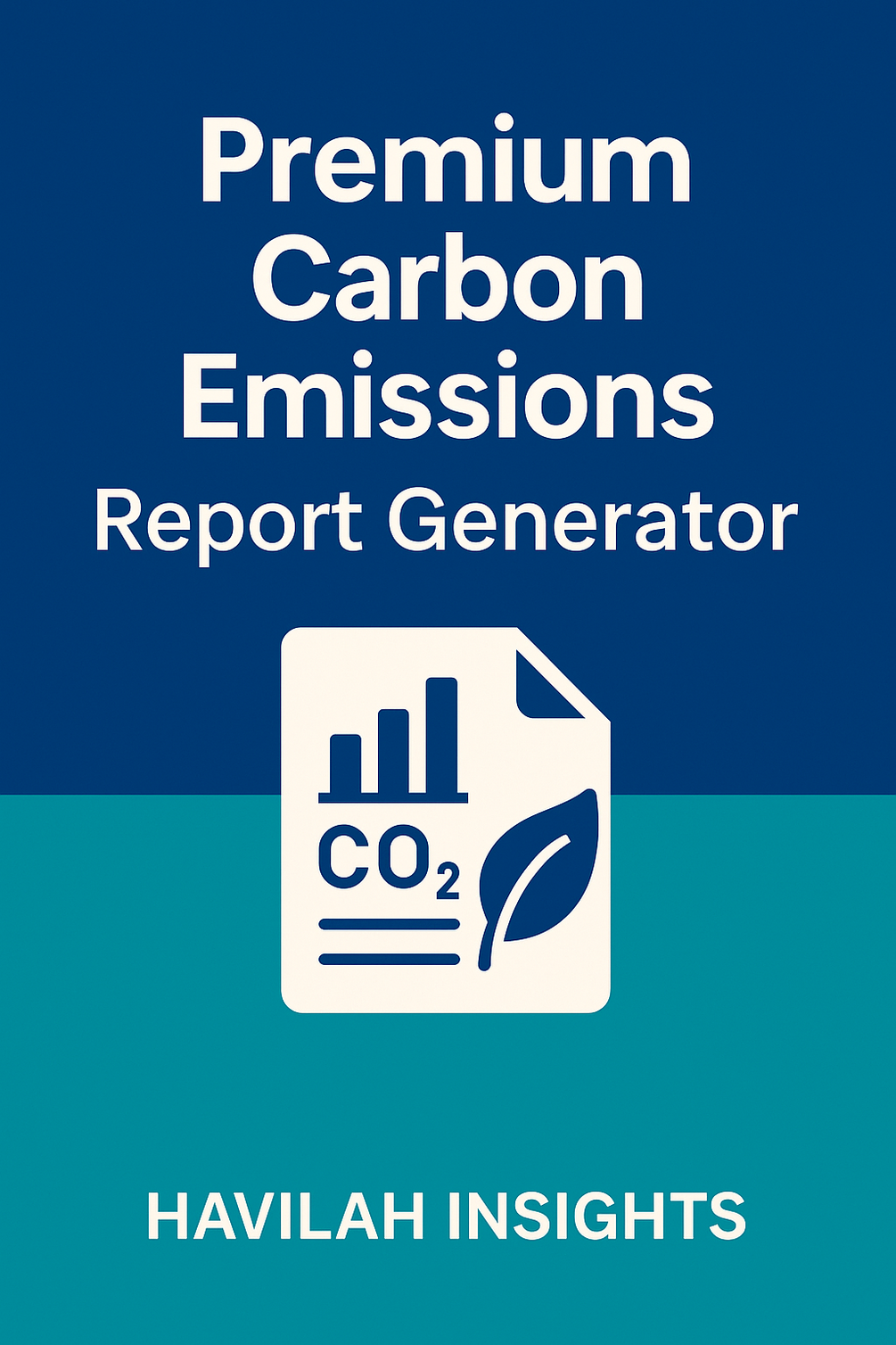 Premium Carbon Emissions Report Generator