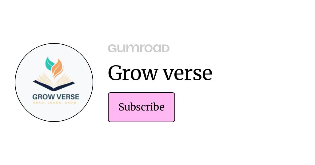 Grow verse