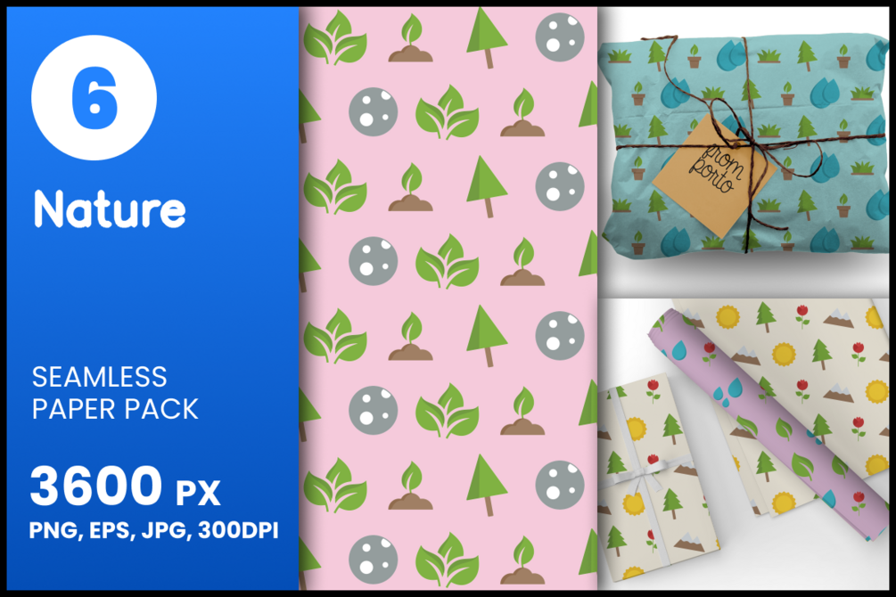 Nature 6 Seamless Patterns