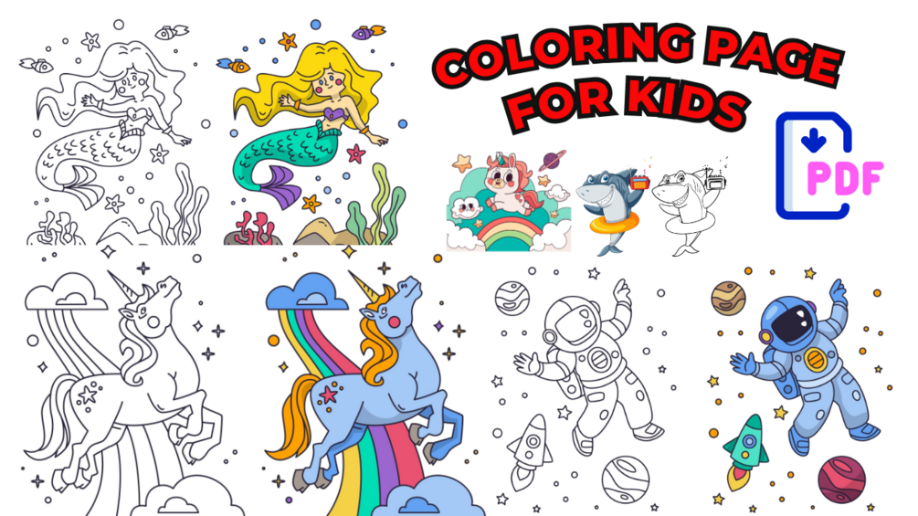 15 coloring page with PDF
