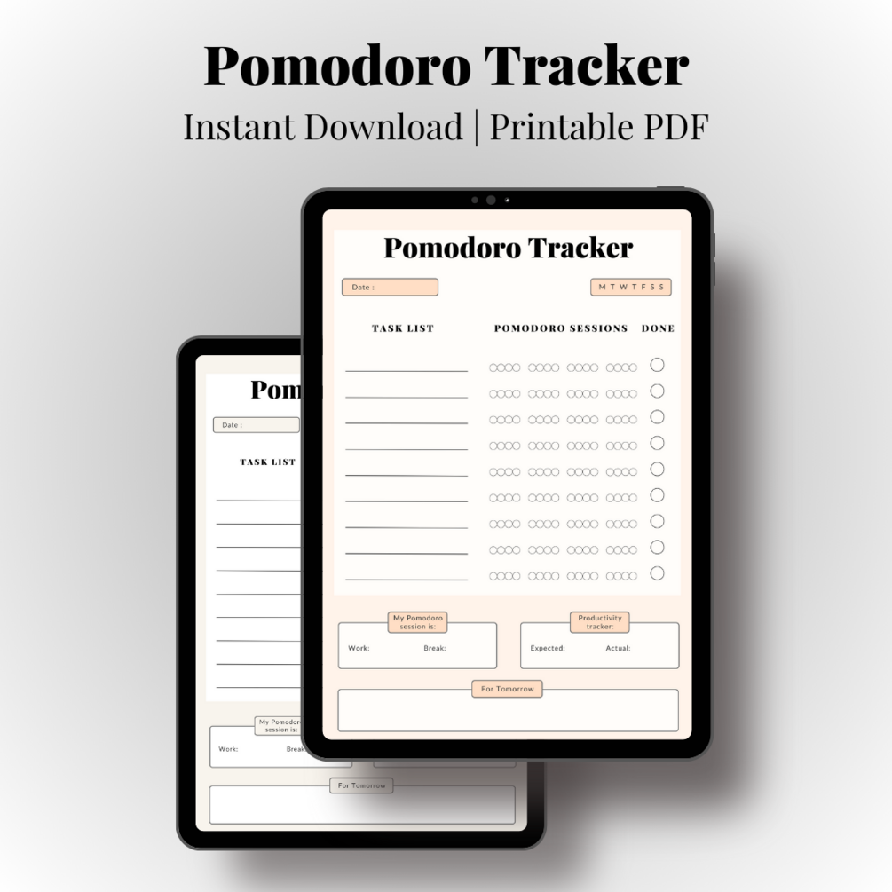Pomodoro Tracker | Digital Download