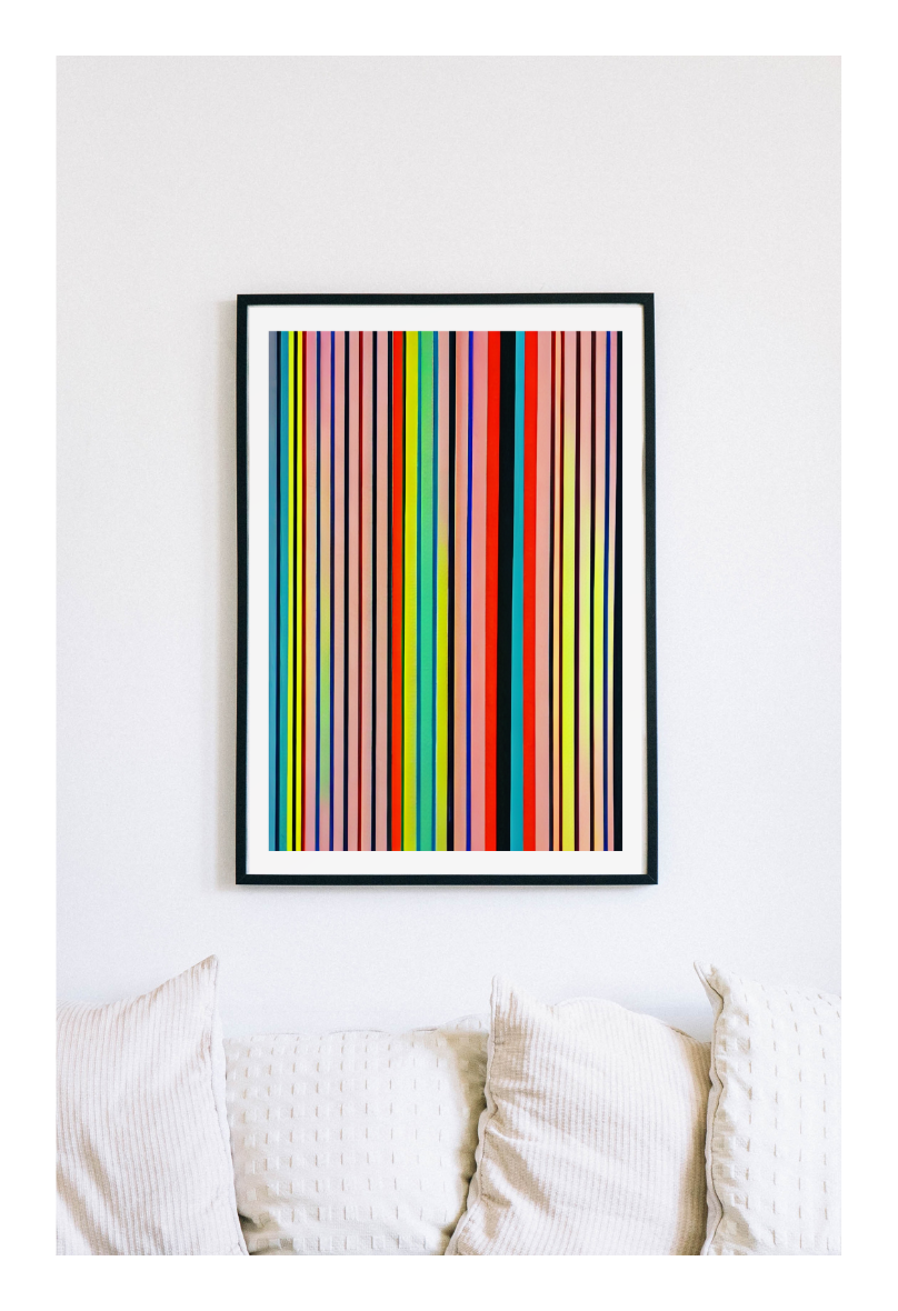 "Harmony in Spectrum" Digital Print in A3