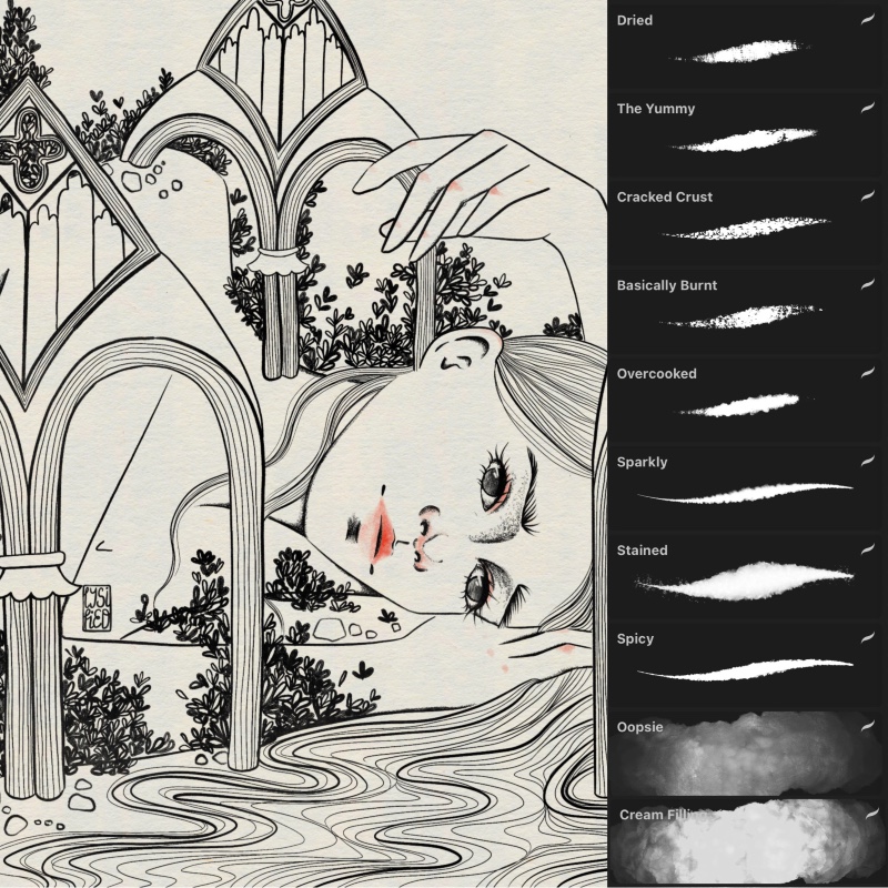 📦 Free brushset delivery for inktober - housewarming part 2! - lysified brushes