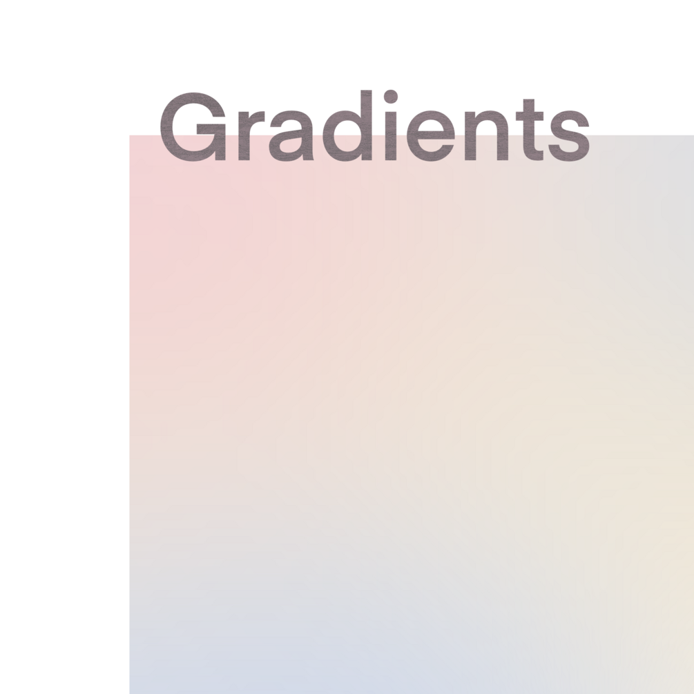 gradients