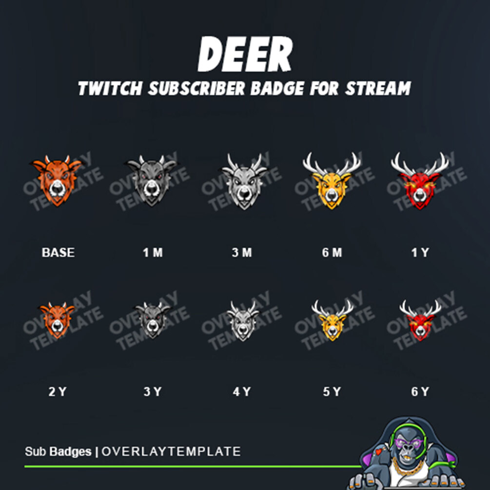 Deer – Sub Badges