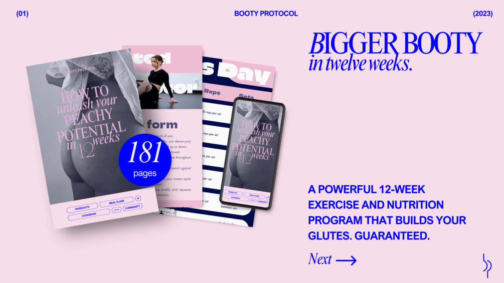 Booty Protocol: Unleash Your Peachy Potential in 12 weeks