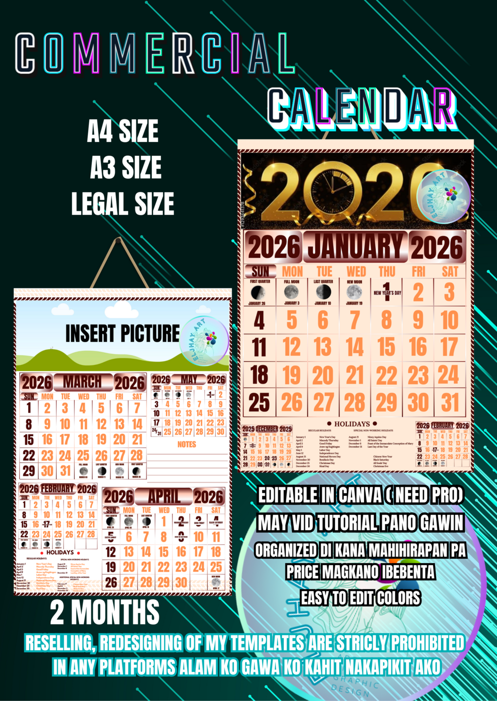 COMMERCIAL CALENDAR