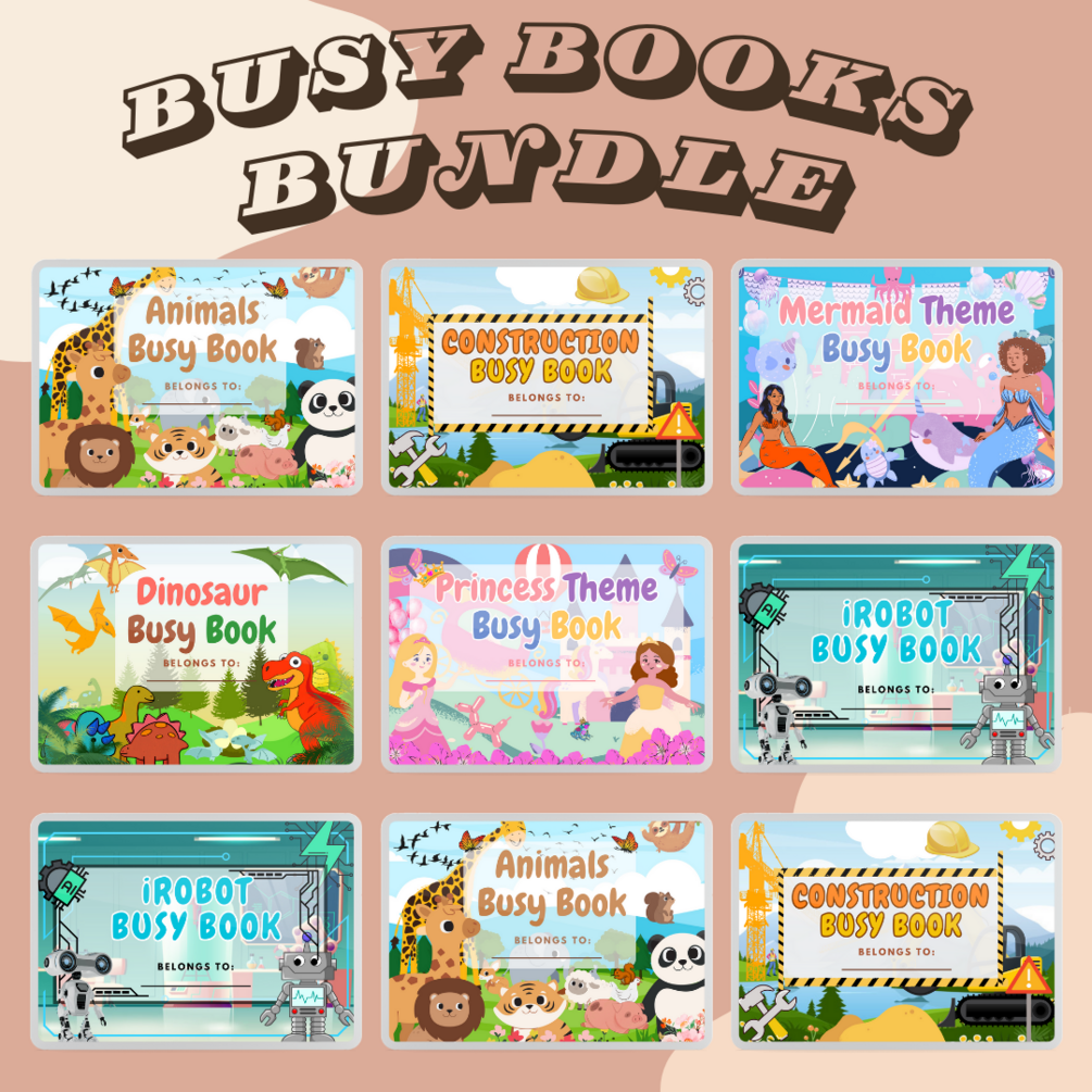 BUNDLE BUSY BOOKS 100% INSTANT DOWNLOAD & EDITABLE