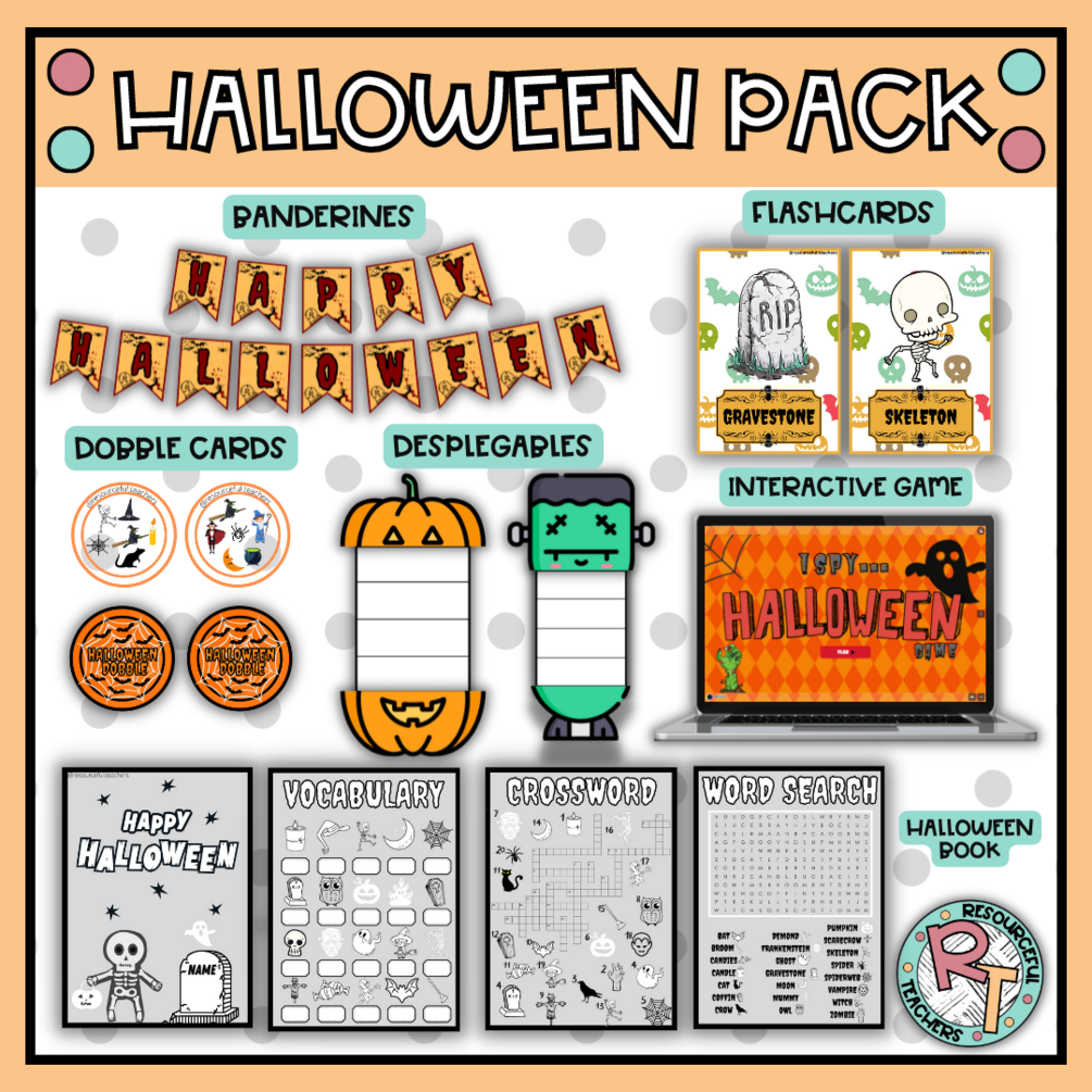 SUPER PACK HALLOWEEN (6 RECURSOS)