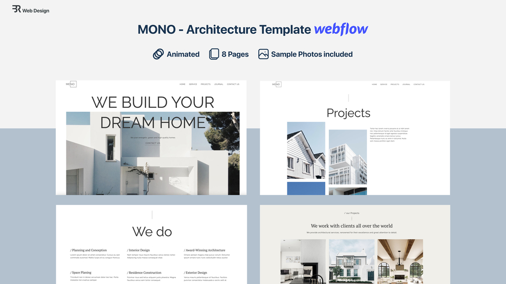 Mono - Webflow Architecture Template