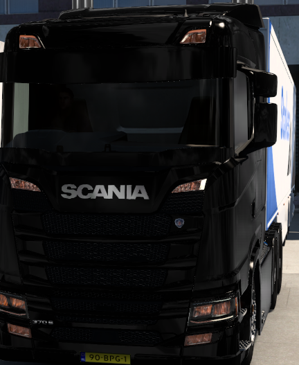 scania ng orange lights